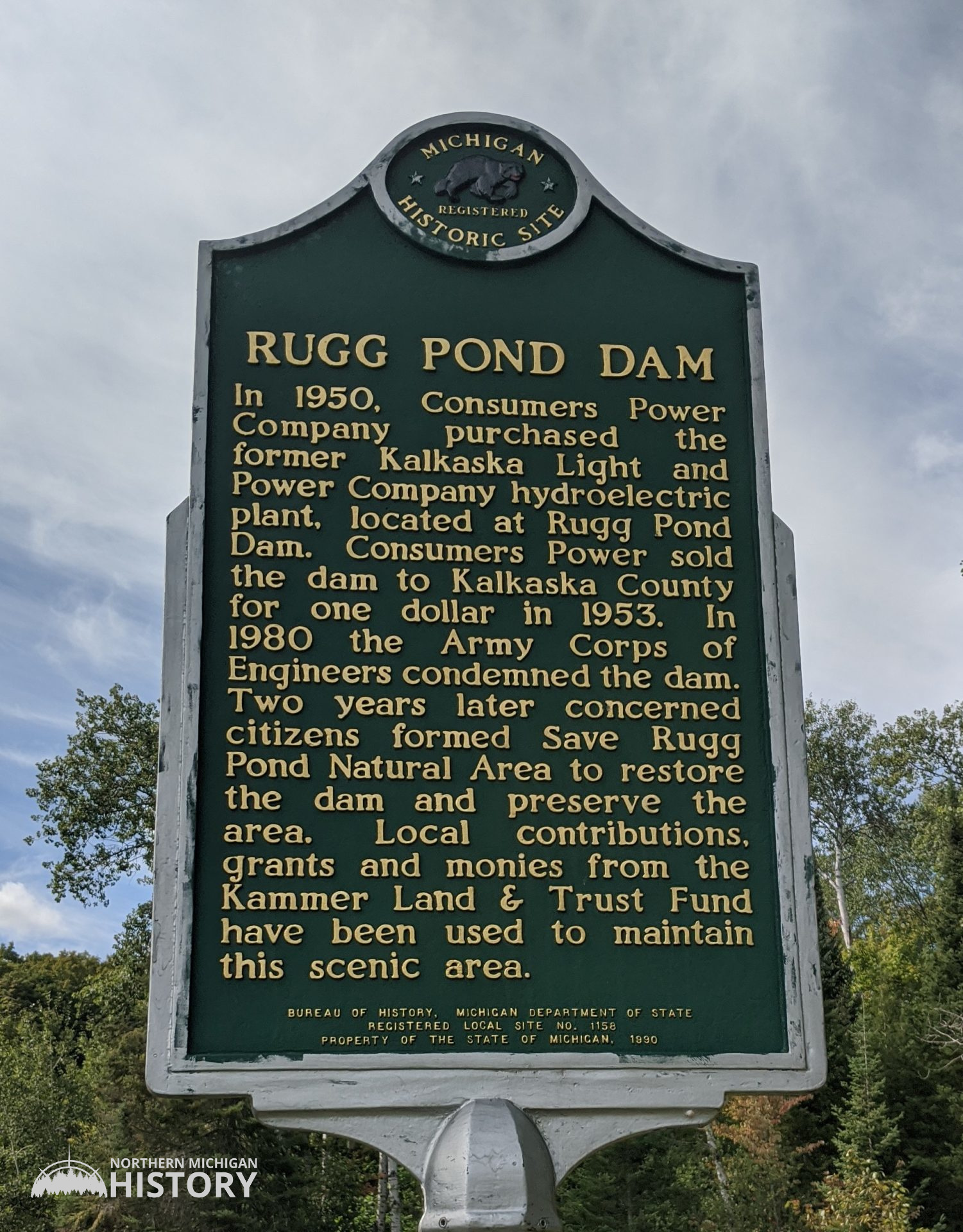 Rugg Pond Dam | Northern Michigan History